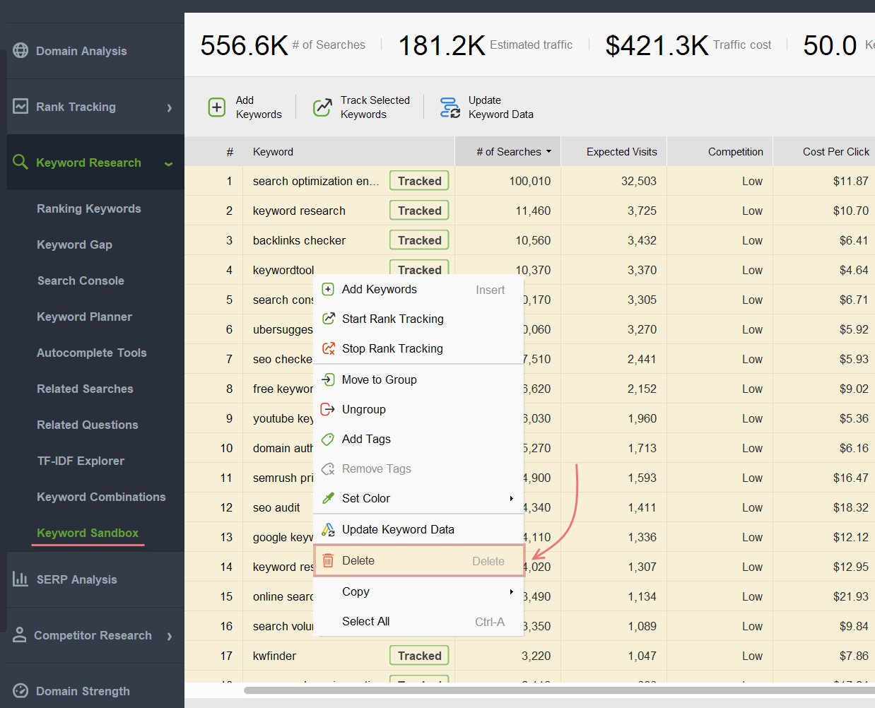 How to reduce project file size? – SEO PowerSuite Help Center